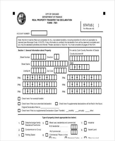 FREE 10+ Sample Real Estate Tax Forms in PDF | Excel