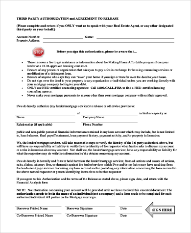 FREE 8+ Sample Third Party Authorization Forms in PDF | MS Word