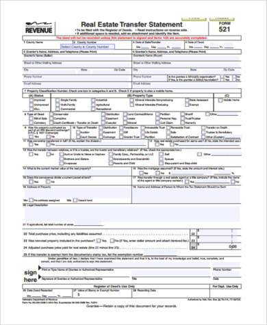 FREE 9+ Sample Title Transfer Forms in PDF | Word