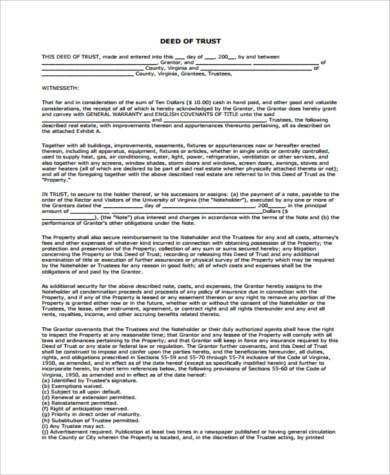 FREE 9+ Sample Real Estate Deed Forms in PDF | MS Word