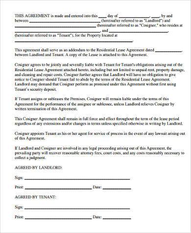 FREE 9+ Sample Rental Lease Agreement Forms in MS Word | PDF