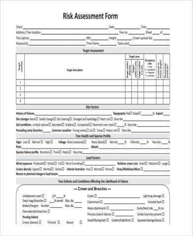 FREE 7+ Sample Risk Assessment Review Forms in PDF | MS Word
