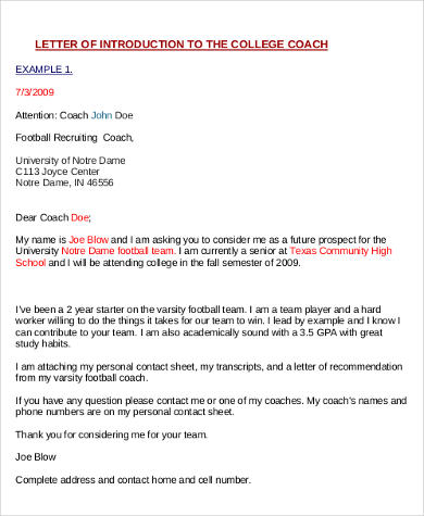 FREE 10+ Letter of Introduction Samples, PDF, MS Word, Google Docs