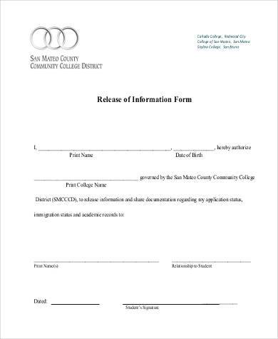 FREE 11+ Sample Information Forms in PDF | MS Word | Excel