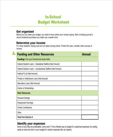 FREE 9+ Sample School Budget Forms in MS Word | PDF | Excel
