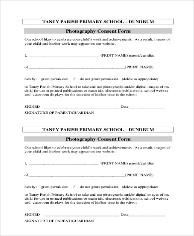 FREE 12+ Photo Consent Form Samples, PDF, MS Word, Google Docs