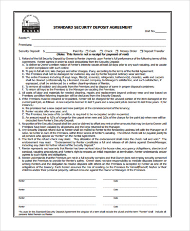 FREE 9+ Sample Security Agreement Forms in PDF | MS Word