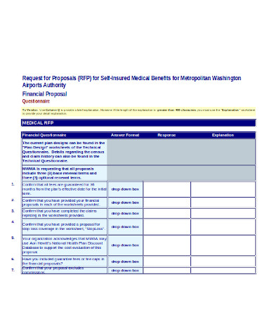 FREE 9+ Sample Medical Proposal Forms in PDF | MS Word | Excel