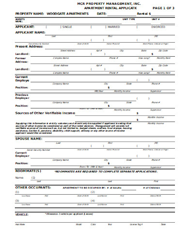 FREE 8+ Sample Rental Forms in MS Word | PDF | ExcelFREE 8+ Sample ...