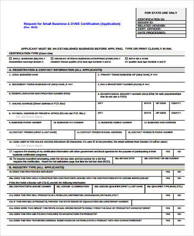 FREE 12+ Business Registration Form Samples, PDF, MS Word, Google Docs ...