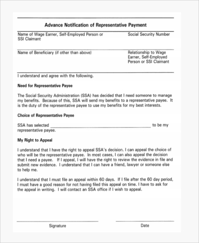 FREE 8+ Sample Social Security Appeal Forms in PDF
