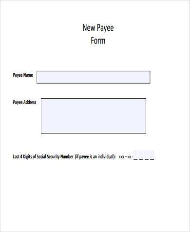 FREE 8+ Sample Social Security Payee Forms in PDF | MS Word