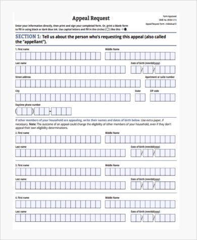 FREE 8+ Sample Social Security Appeal Forms in PDF