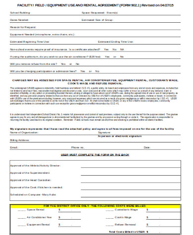 FREE 8+ Sample Facility Agreement Forms in PDF | MS Word | Excel