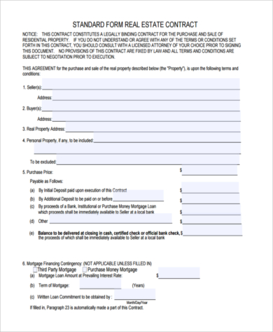 FREE 13+ Real Estate Offer Form Samples, PDF, MS Word, Google Docs