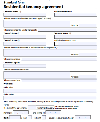 FREE 9+ Sample Renters Application Forms in PDF | Excel | MS Word