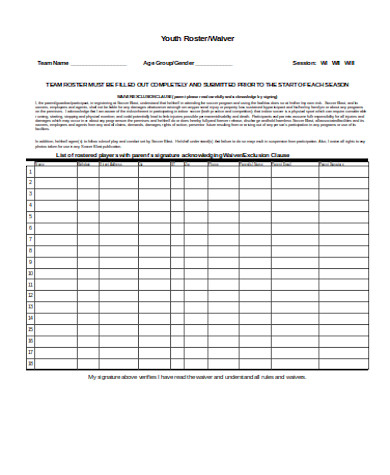 FREE 10+ Sample Waiver Forms in PDF | MS Word | Excel