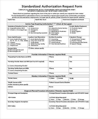 FREE 9+ Sample Authorization Request Forms in PDF | MS Word | Excel