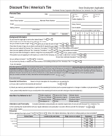FREE 10+ Sample Job Application Form Samples, PDF, MS Word, Google Docs