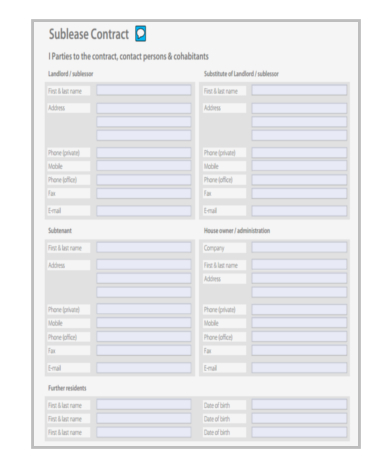 FREE 8+ Sample Sublease Contract Forms in PDF | MS Word