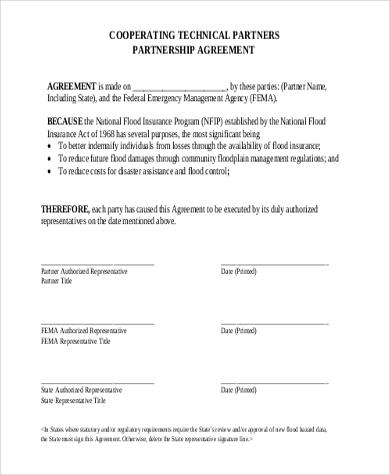 FREE 13+ Partnership Agreement Samples, PDF, MS Word, Google Docs
