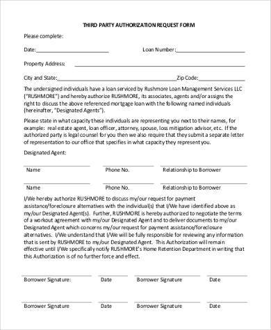 FREE 9+ Sample Authorization Request Forms in PDF | MS Word | Excel