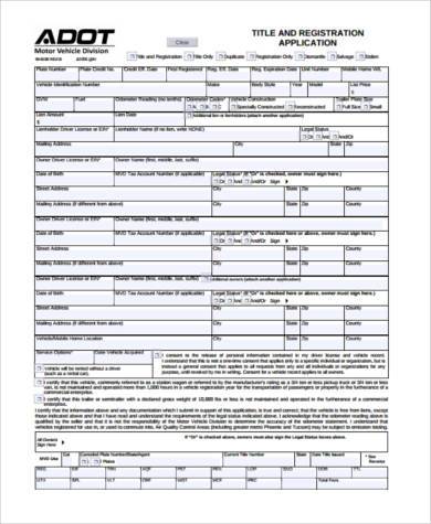 FREE 9+ Sample Title Transfer Forms in PDF | Word