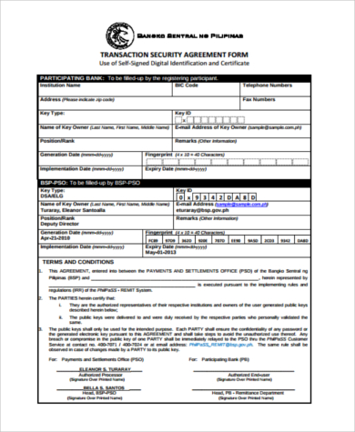 FREE 9+ Sample Security Agreement Forms in PDF | MS Word