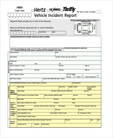 FREE 13+ Incident Report Form Samples, PDF, MS Word, Google Docs