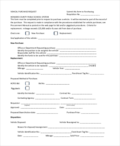 FREE 15+ Purchase Request Form Samples, PDF, MS Word, Google Docs, Excel