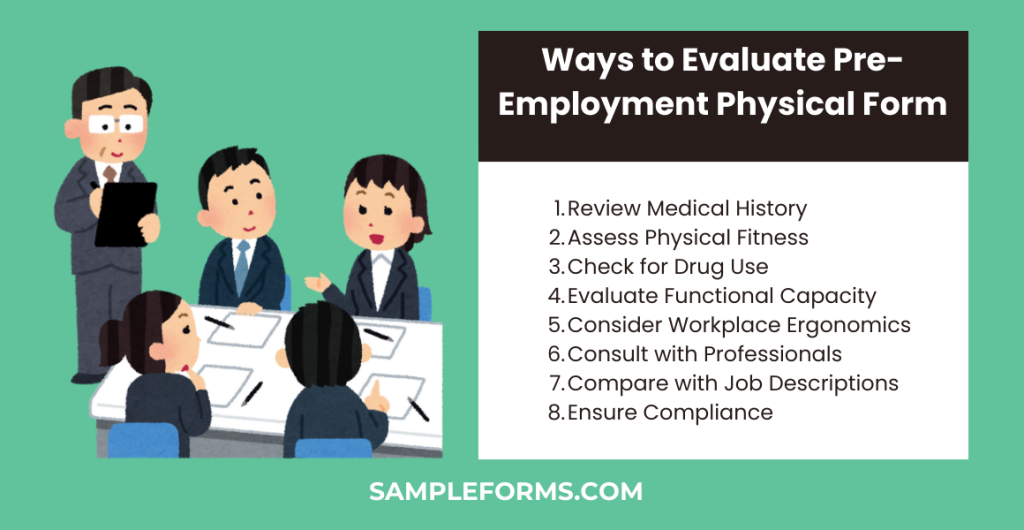 FREE 11+ Pre Employment Physical Form Samples, PDF, MS Word, Google Docs