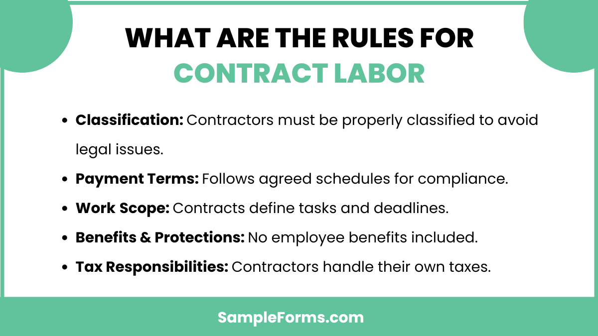 FREE 12+ Contract Labor Form Samples, PDF, MS Word, Google Docs