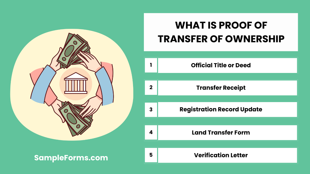 FREE 12+ Transfer of Ownership Form Samples, PDF, MS Word, Google Docs