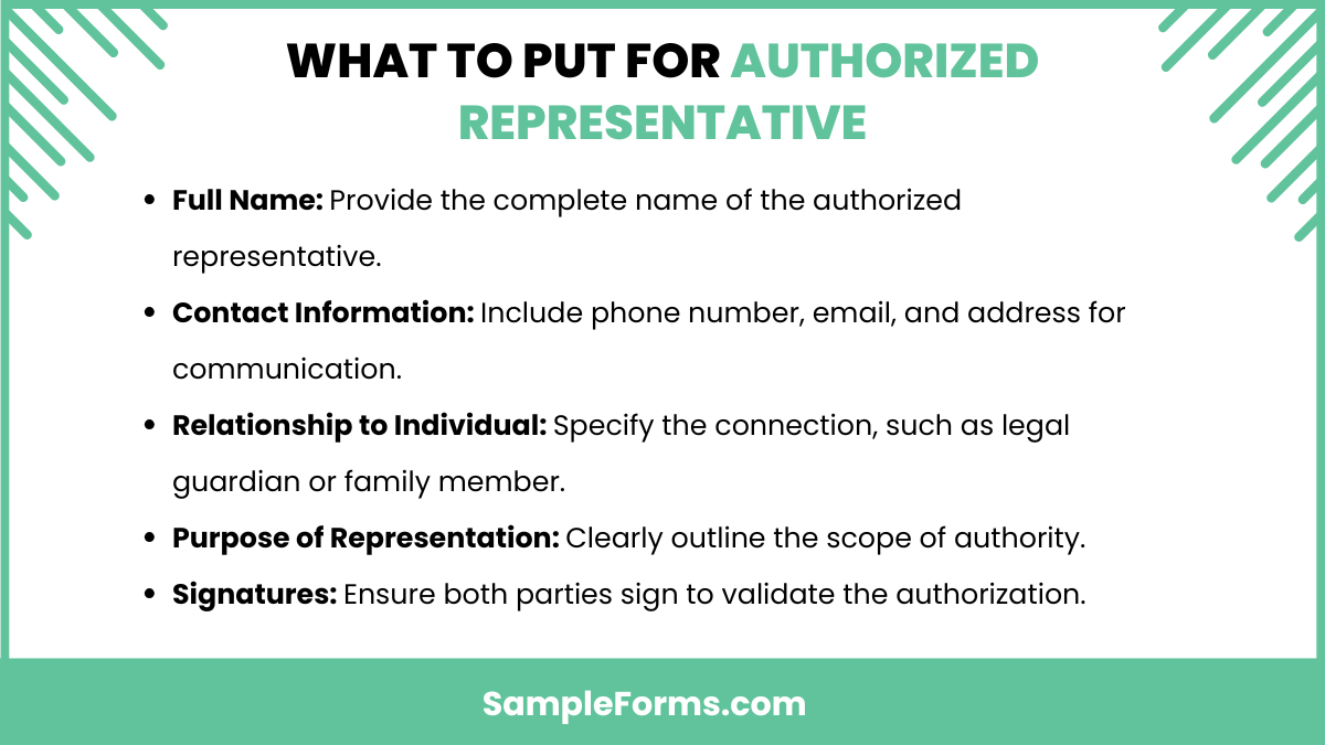 FREE 13+ Authorized Representative Forms Samples, PDF, MS Word, Google Docs