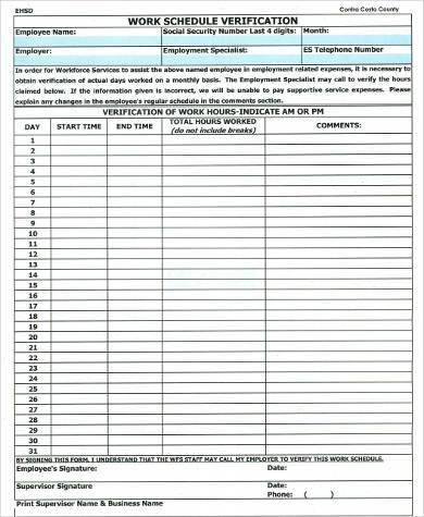 FREE 9+ Sample Work Experience Forms in PDF | MS Word