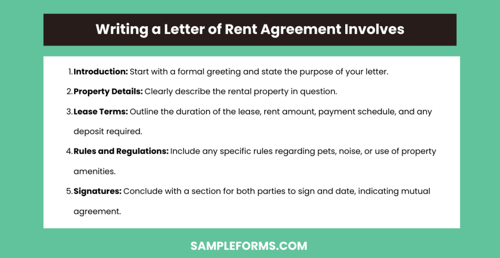 FREE 11+ Rental Agreement Letter Samples, PDF, MS Word, Google Docs