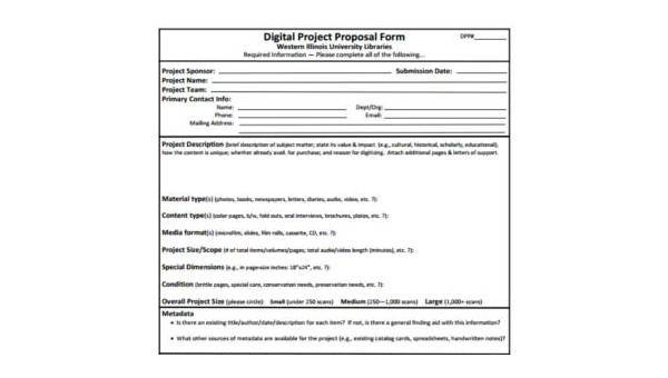 FREE 11 Project Proposal Samples In PDF Excel MS Word