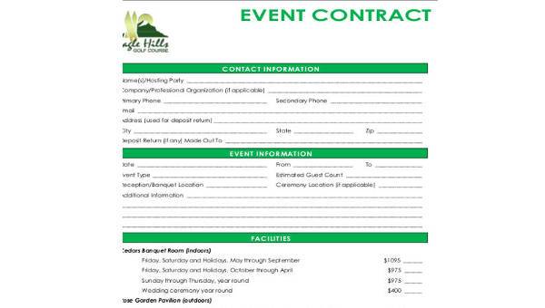 Event Planner Agreement Template DocTemplates