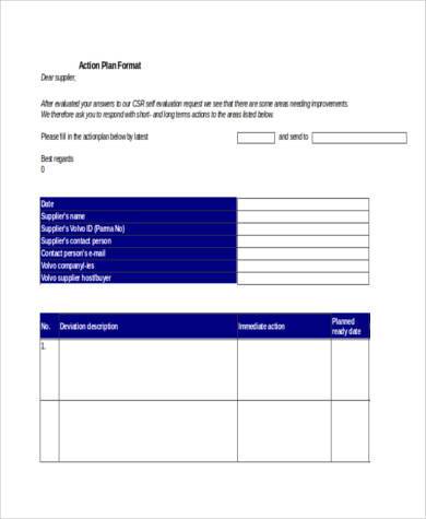 FREE 20+ Sample Free Action Forms in MS Excel | PDF | MS Word