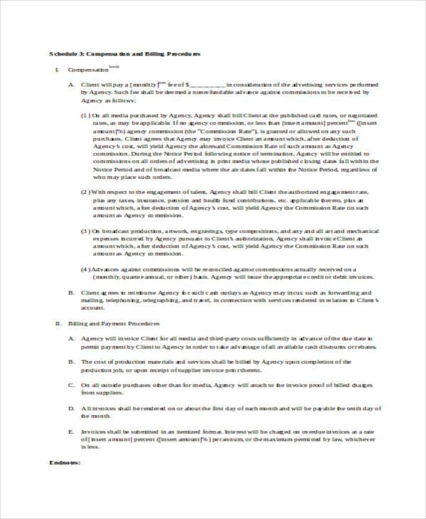 FREE 12+ Advertising Contract Form Samples, PDF, MS Word, Google Docs