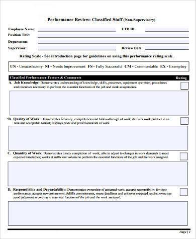 FREE 6+ Sample Customer Appraisal Forms in PDF | MS Word