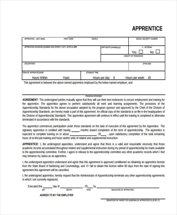 FREE 7+ Sample Contract Registration Forms in PDF | MS Word