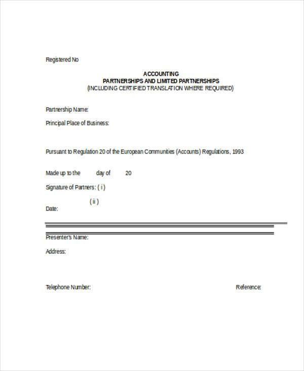 FREE 17+ Sample Printable Accounting Forms in PDF | MS Word | Excel