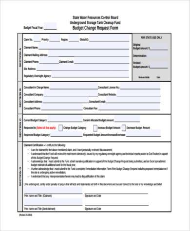 FREE 10+ Sample Budget Request Forms in PDF | MS Word | Excel