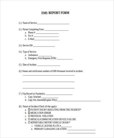 FREE 7+ Sample Business Report Forms in PDF | MS Word