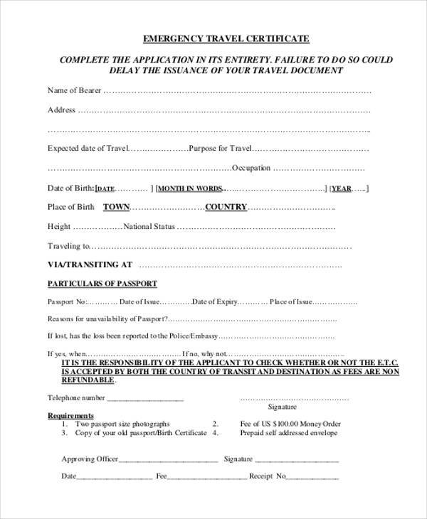 FREE 7+ Sample Certificate Application Forms in PDF | MS Word