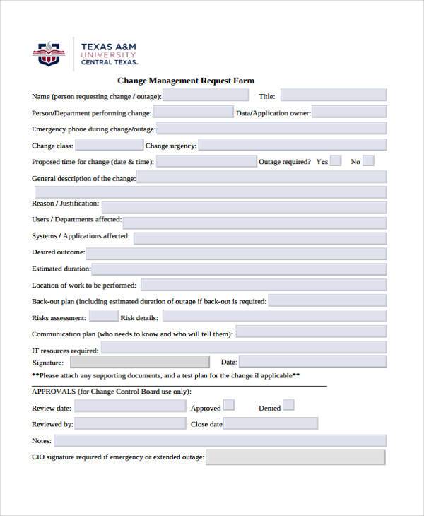 FREE 7+ Sample Management Risk Assessment Forms in PDF | MS Word