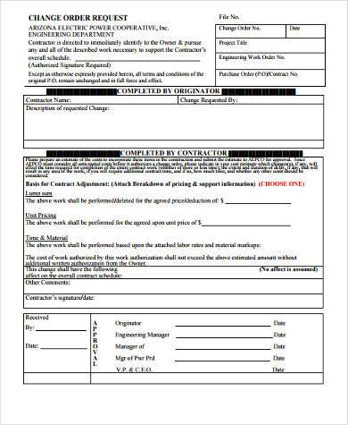 FREE 13+ Change Request Form Samples, PDF, MS Word, Google Docs