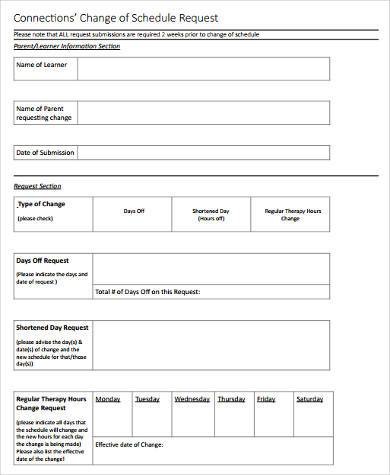 FREE 13+ Change Request Form Samples, PDF, MS Word, Google Docs