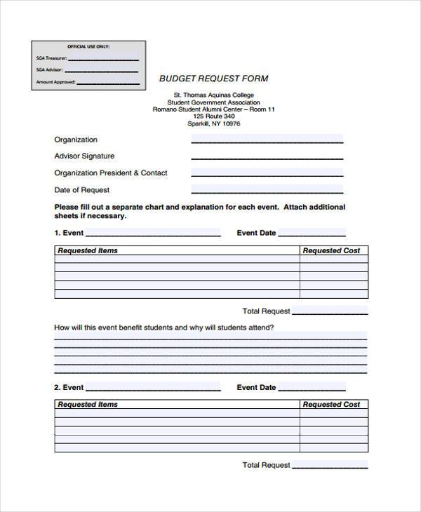 FREE 8+ Sample College Budget Forms in PDF | MS Word | Excel